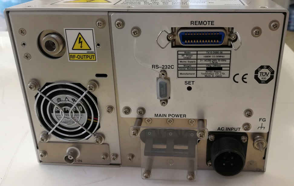 ADTEC RF GENERATOR TX10-D000-00