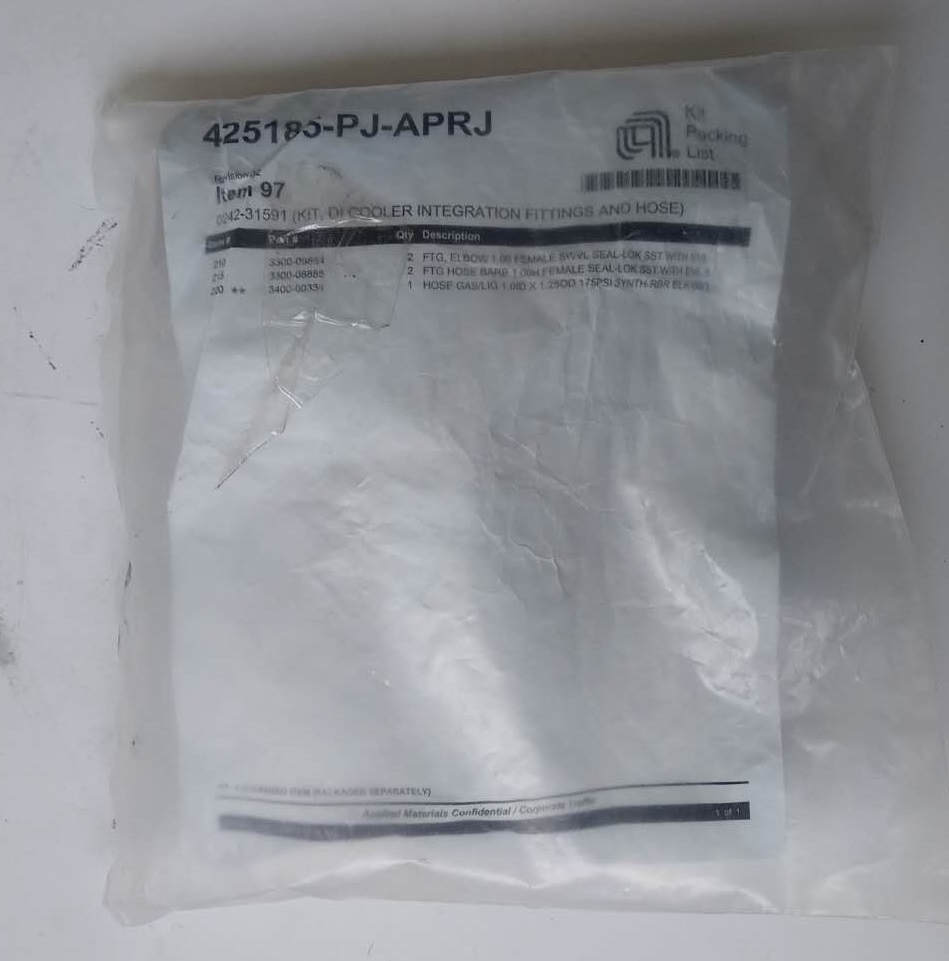 AMAT KIT DI COOLER INTEGRATION FITTINGS AND HOSE 0242-31591