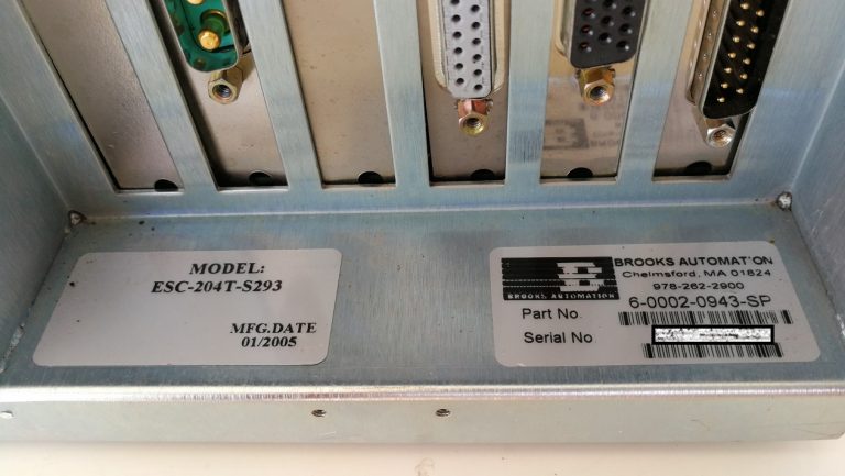 BROOKS ROBOT CONTROLLER ESC-204T-S293 6-0002-0943-SP