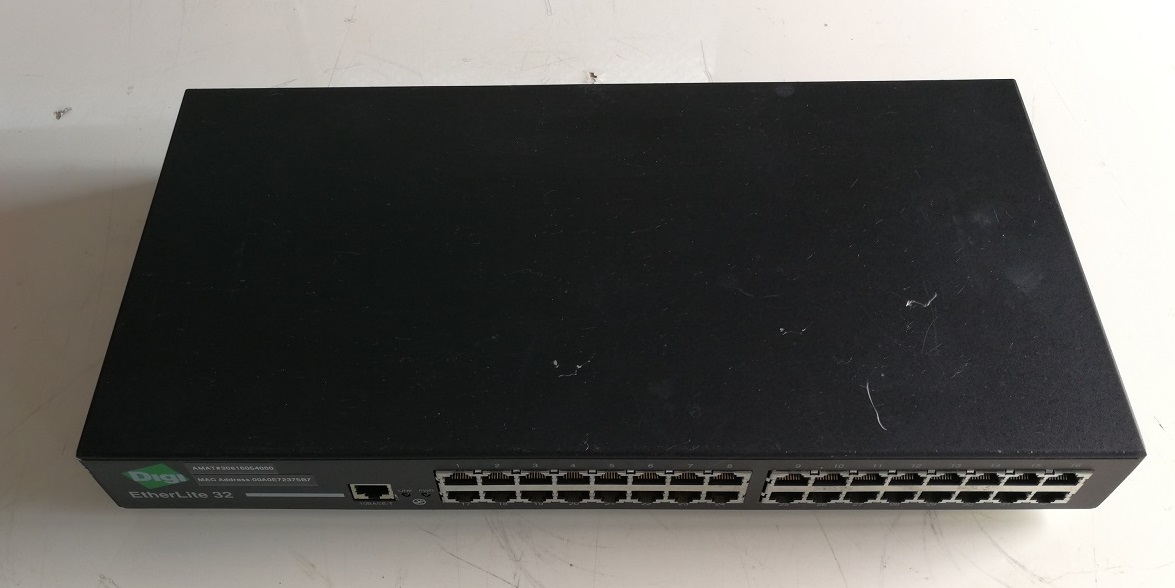 DIGI NETWORK SERIAL TO TCP/IP CONCENTRATOR SERVER ETHERLITE 32