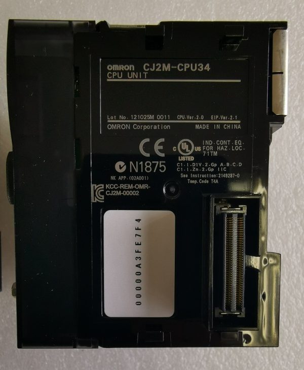 OMRON CPU UNIT CJ2M-CPU34