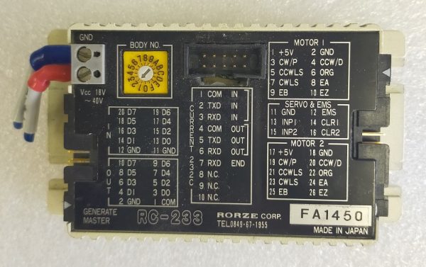 RORZE ROBOT CONTROLLER RC-233 ロボットコントローラー
