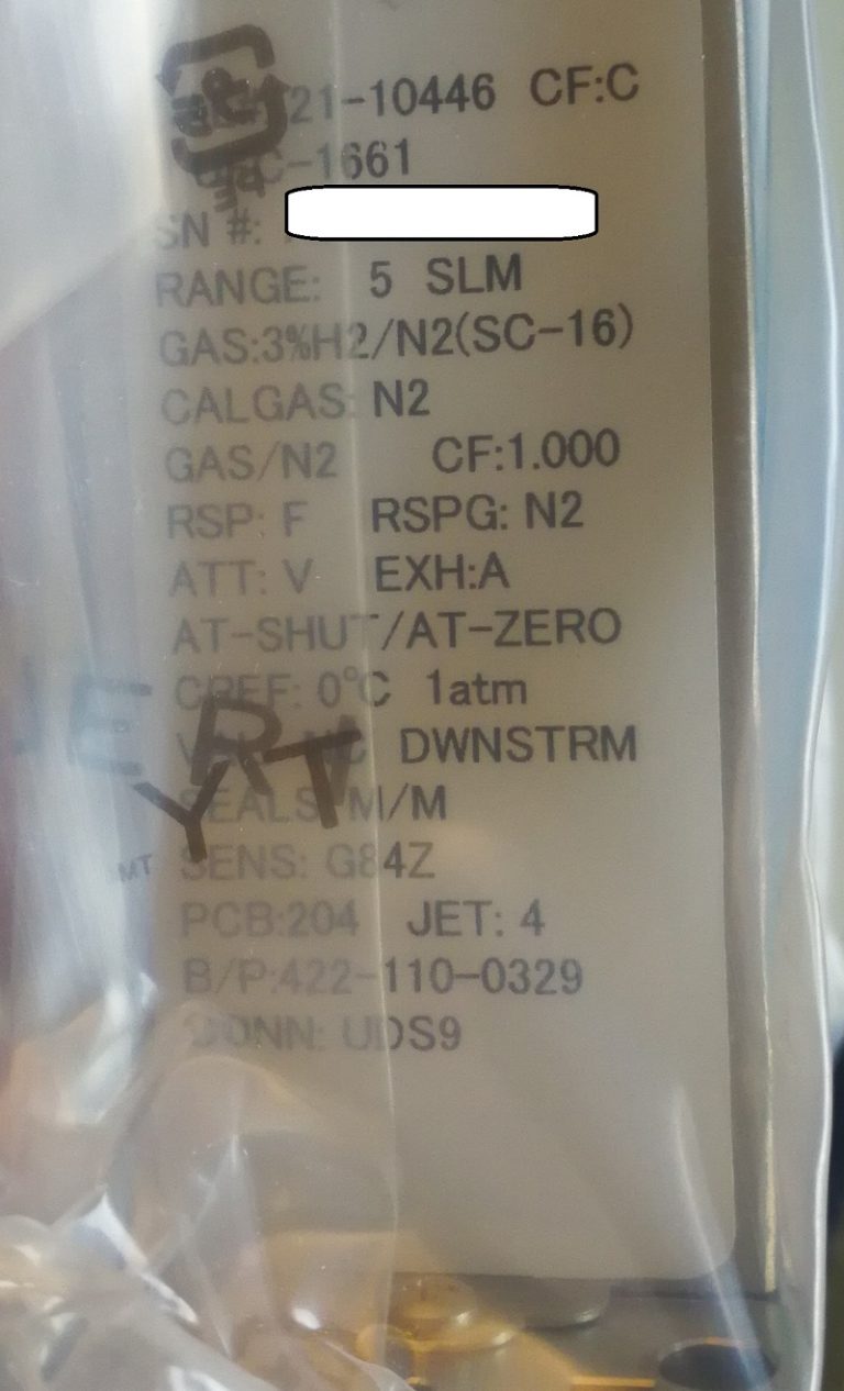 UNIT MASS FLOW CONTROLLER UFC-1661