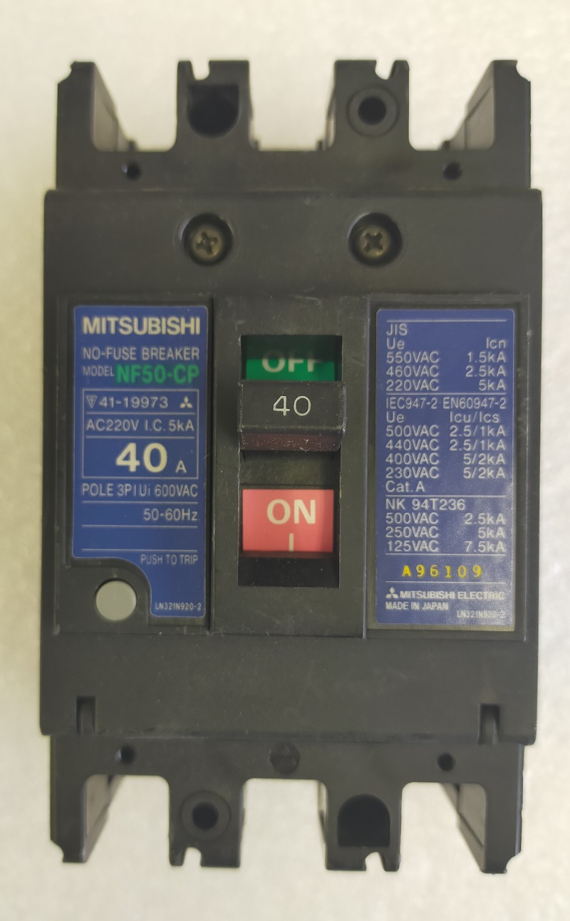 MITSUBISHI NF50-CP EARTH LEAKAGE BREAKER