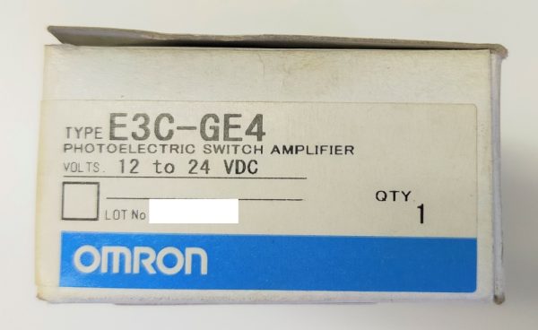 OMRON PHOTOELECTRIC SWITCH AMPLIFIER E3C-GE4