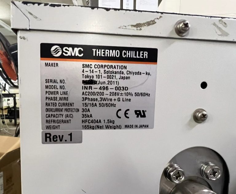 SMC THERMO CHILLER INR-496-003D