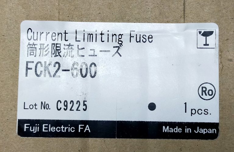 FUJI CURRENT LIMITING FUSE FCK2-600