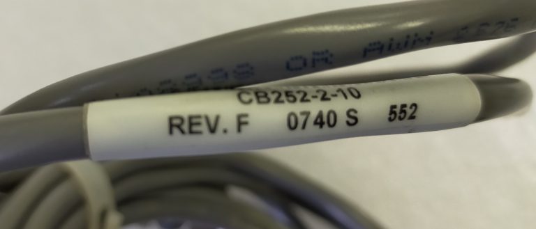 MKS VALVE CONTROLLER CABLE CB252-2-10