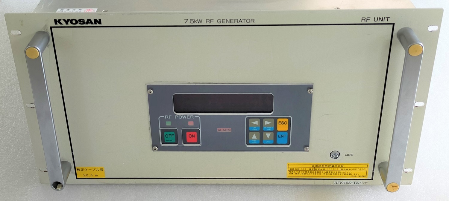 KYOSAN RF GENERATOR 7.5KW RFK75Z-TE7-RF