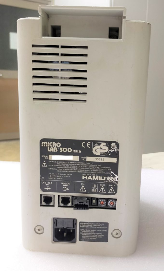 HAMILTON MICROLAB 500 SERIES DISPENSERS 35892