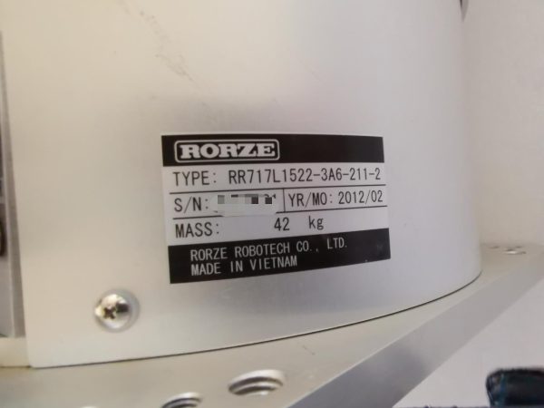 RORZE RR717L1522-3A6-211-2 ROBOT