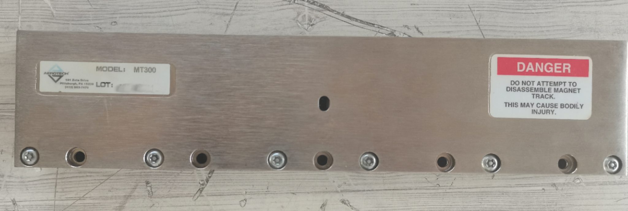 AEROTECH MT300 LINEAR MAGNET TRACK