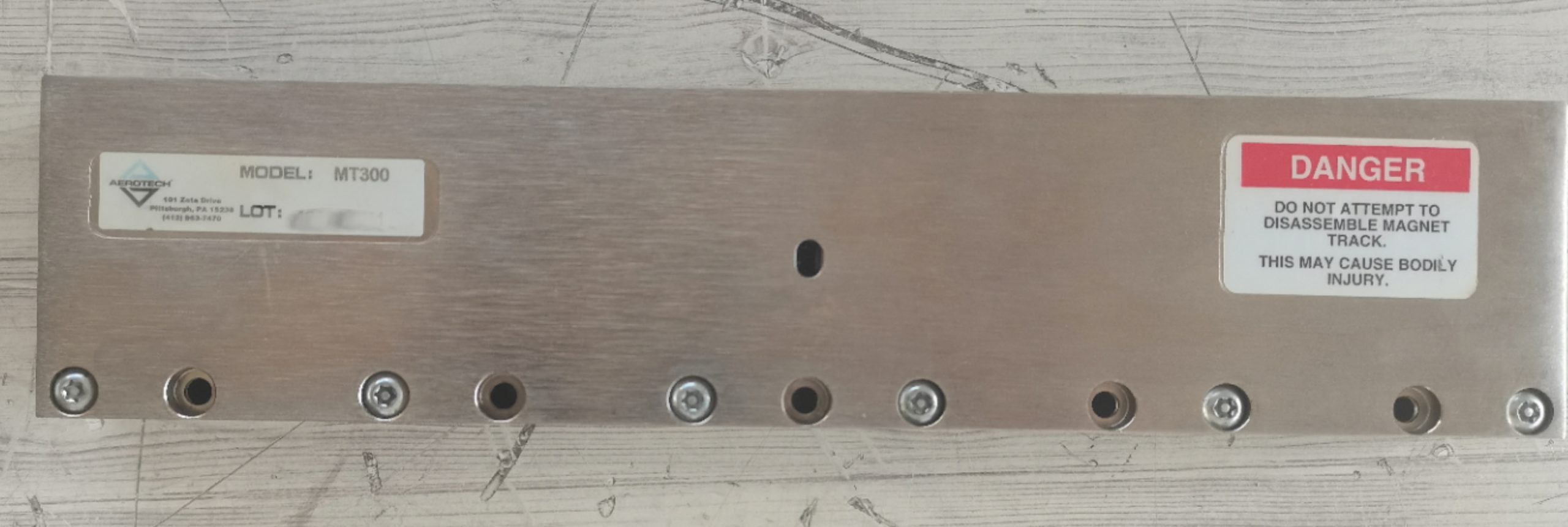 AEROTECH MT300 LINEAR MAGNET TRACK