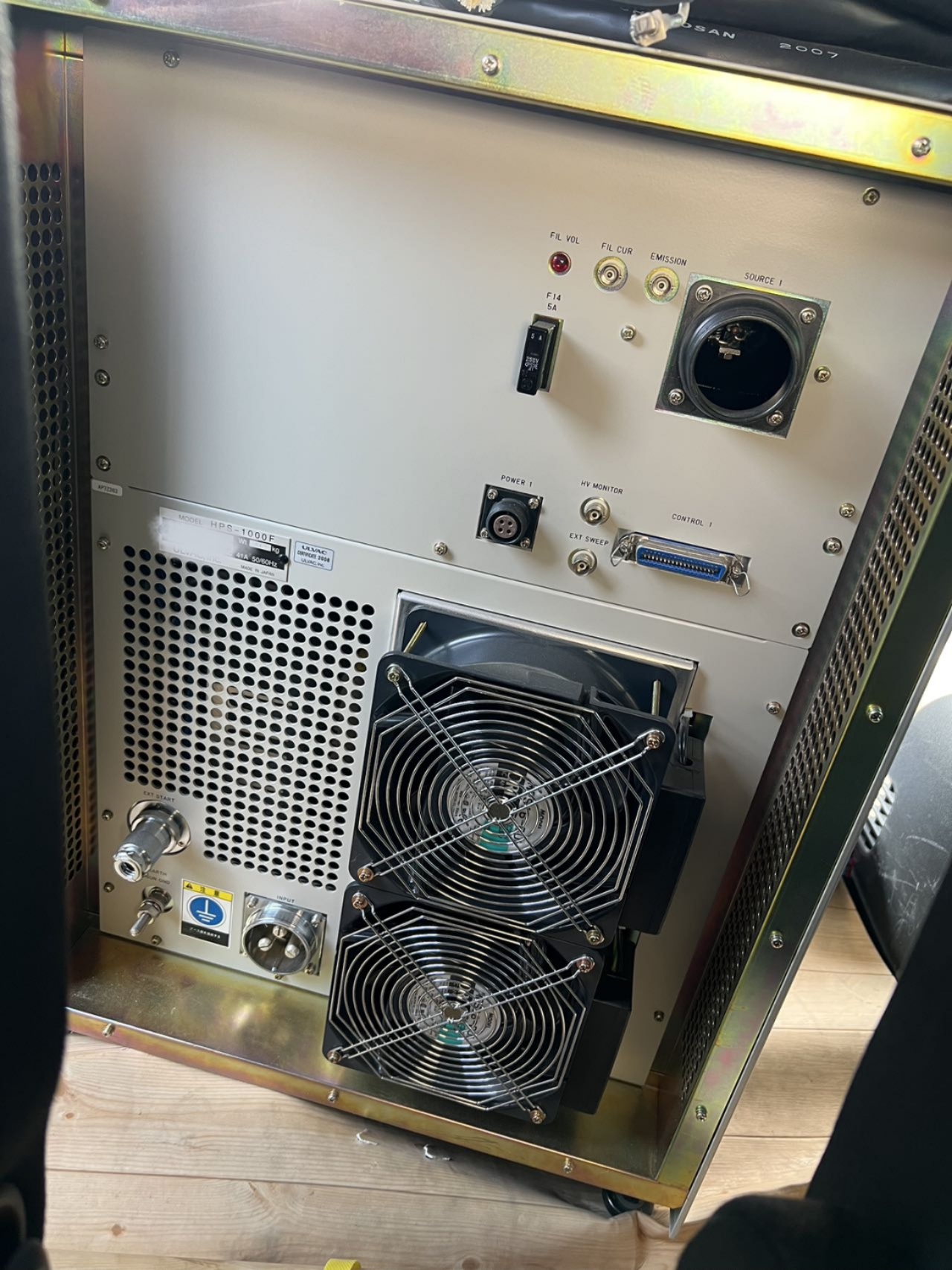 ULVAC HPS-1000F EB POWER SUPPLY - EB蒸着電源