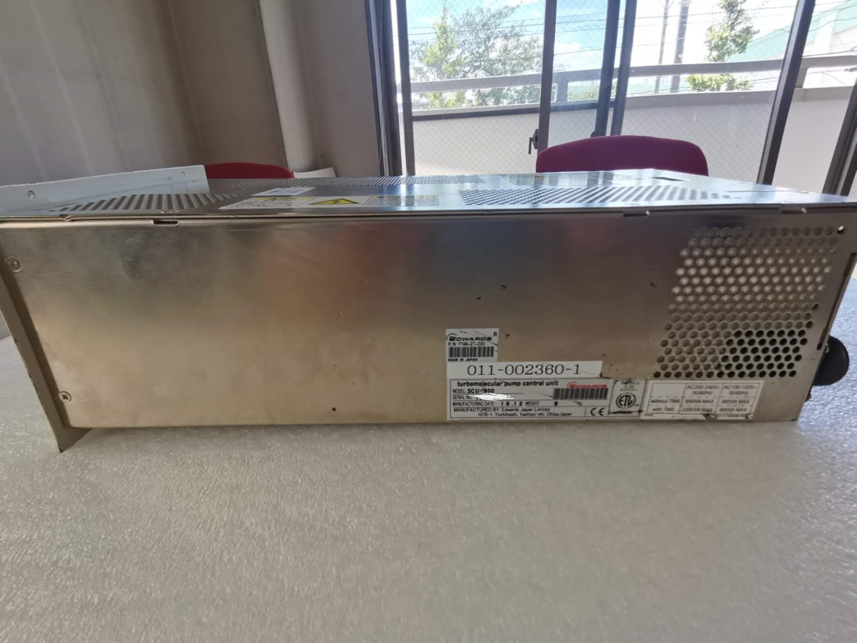 EDWARDS SCU-800 TURBO PUMP CONTROL UNIT