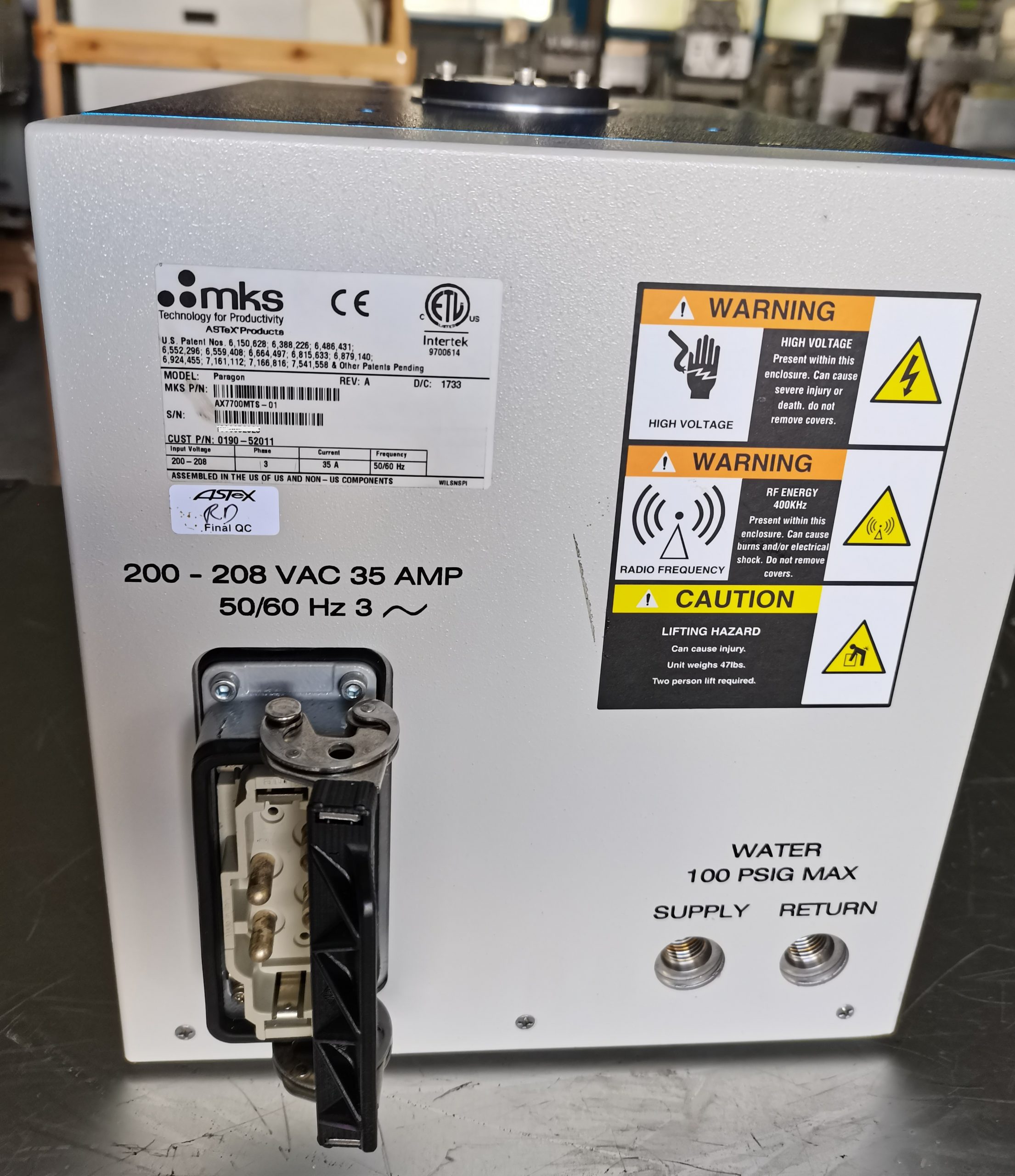 MKS AX7700MTS-01 GENERATOR