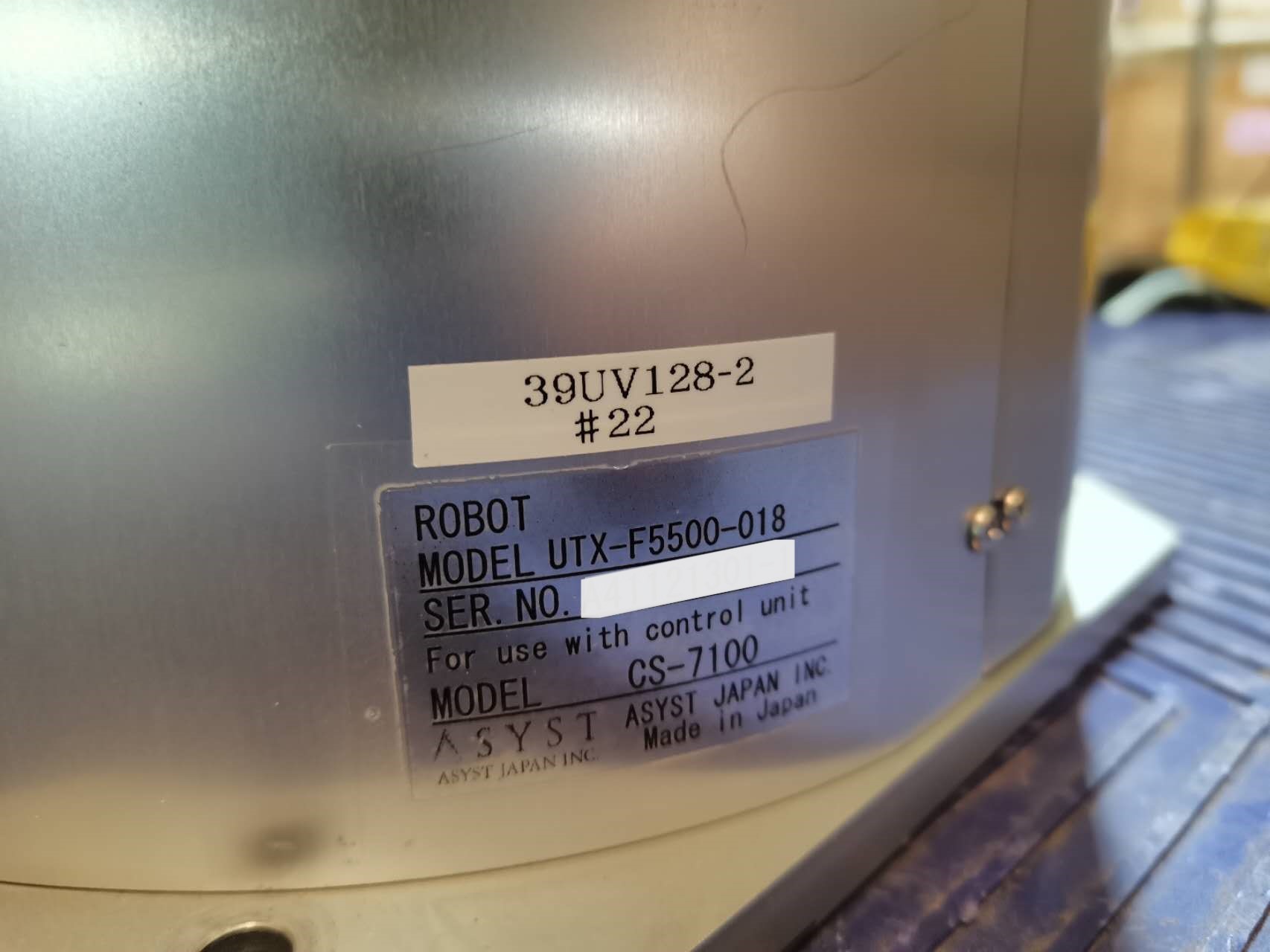 ASYST UTX-F5500-018 WAFER TRANSPORT ROBOT