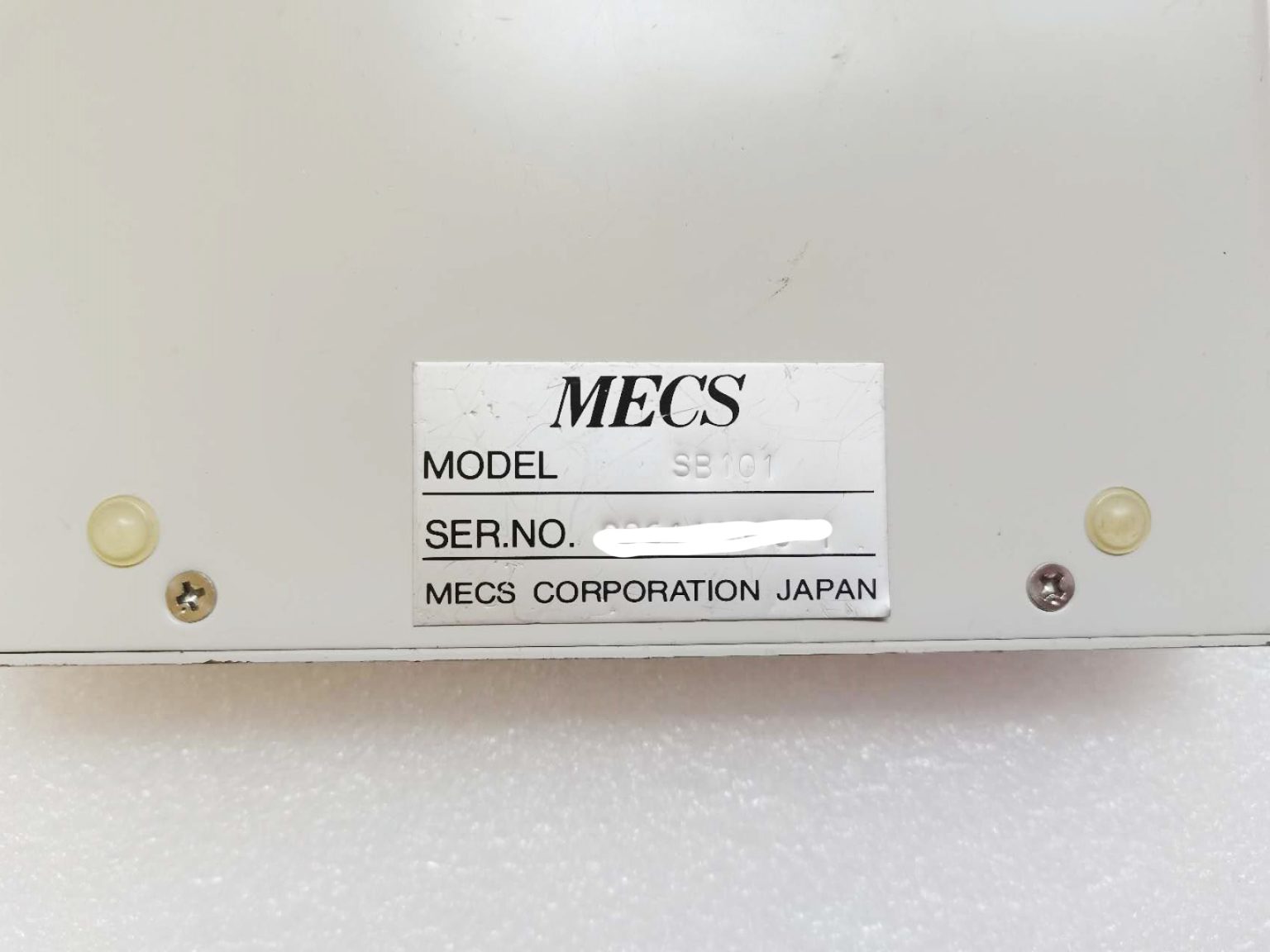 MECS SB101 CONTROL SYSTEM