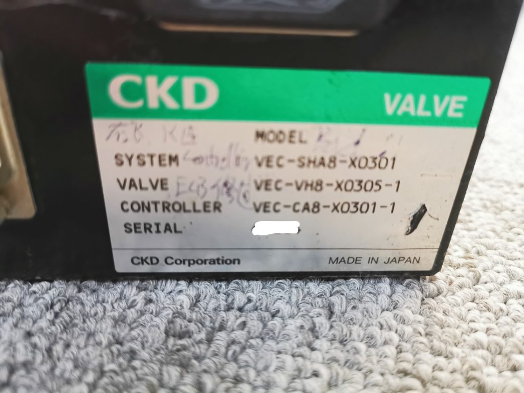 CKD VEC-CA8-X0301-1 VALVE CONTROLLER